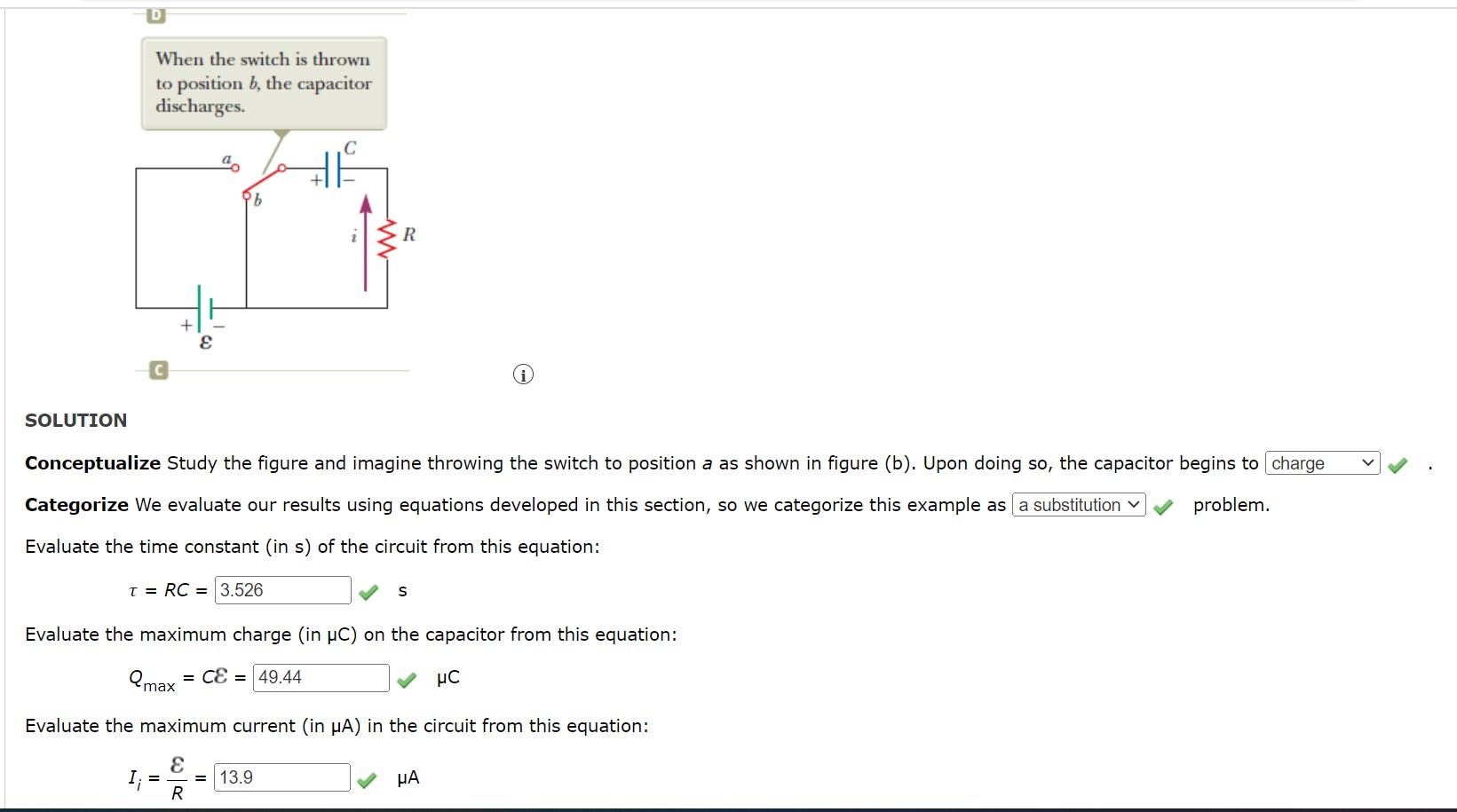Solved An uncharged capacitor and a resistor are connected | Chegg.com Solved An uncharged capacitor and a resistor are connected | Chegg.com
