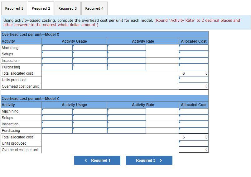 Solved Exercise 17-17 (Algo) Using activity-based costing to | Chegg.com