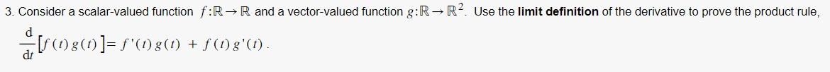 Solved Consider a scalar-valued function f:R→R and a | Chegg.com