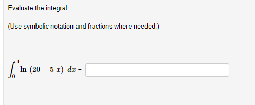 Solved Evaluate the integral. (Use symbolic notation and | Chegg.com