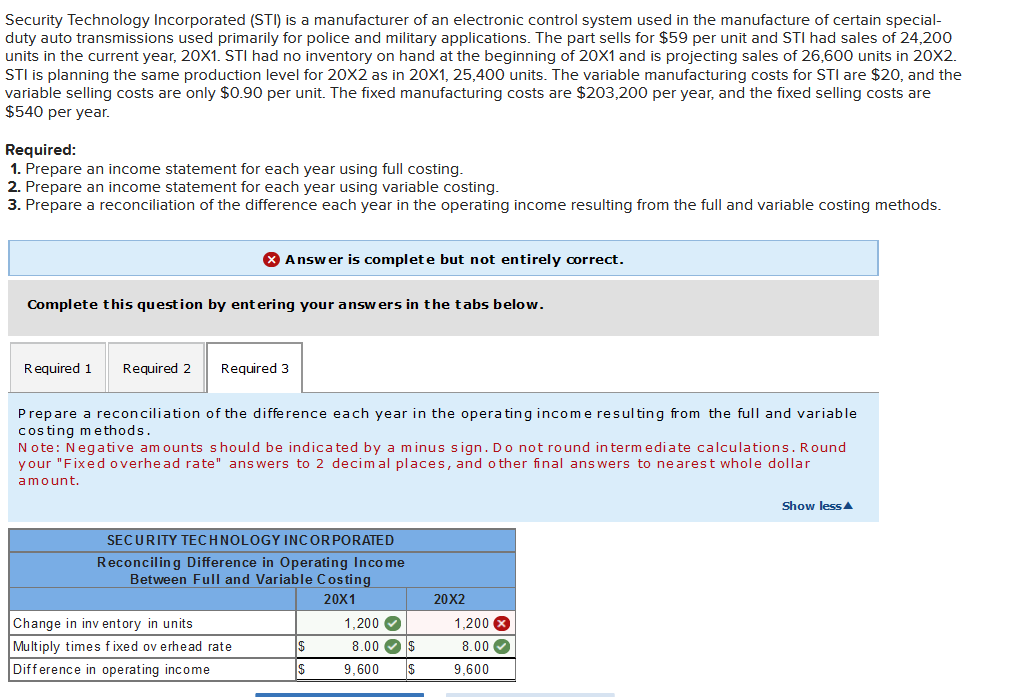 Solved by an EXPERT Security Technology Incorporated (STI) ﻿is a | Chegg.com