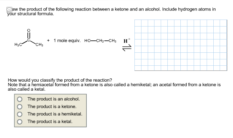 Solved aw the product of the following reaction between a | Chegg.com