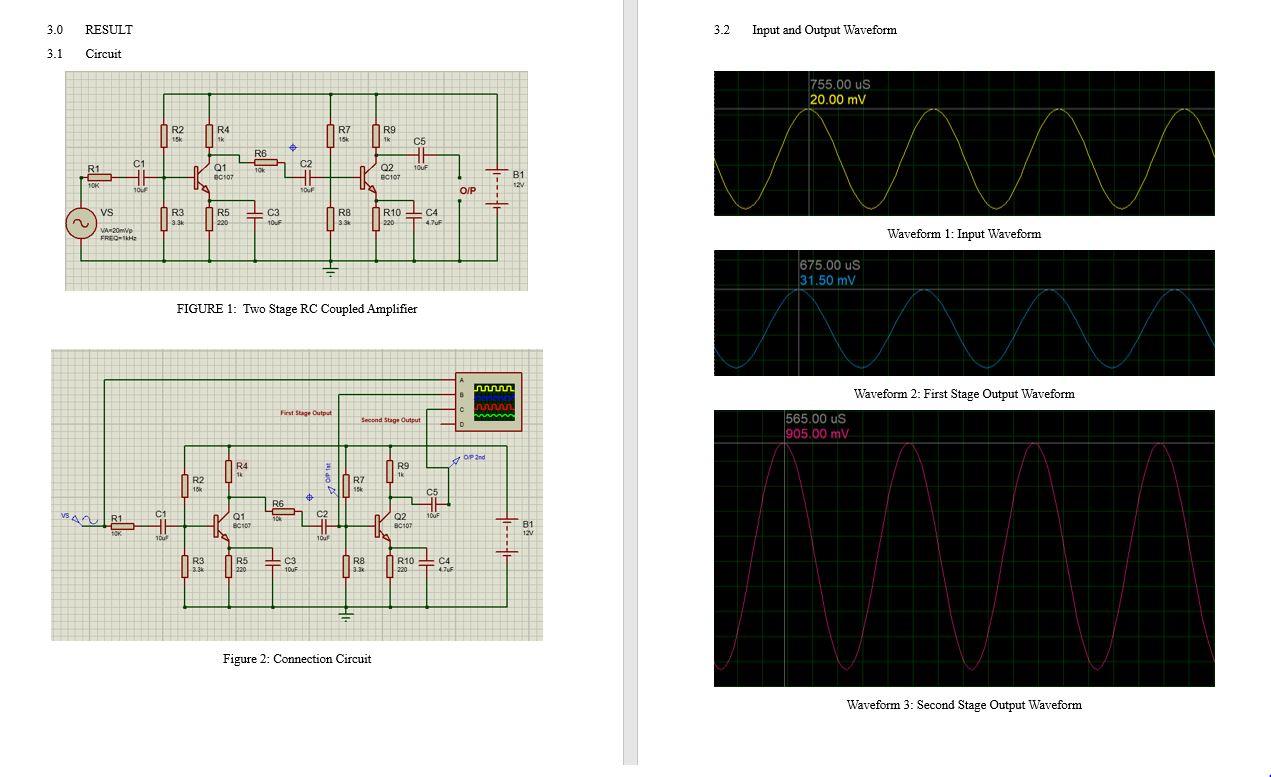 Solved 3.2 Input and Output Waveform Waveform 1: Input | Chegg.com