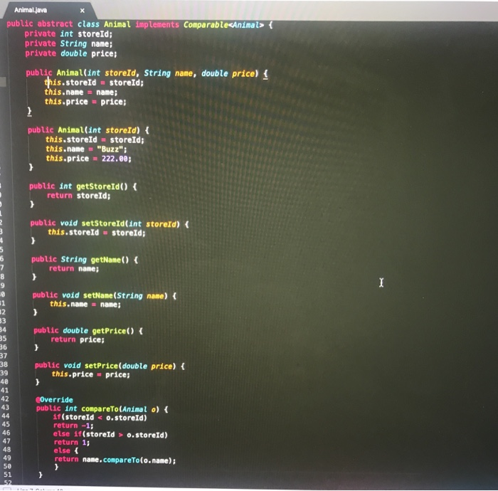 Solved 2. Dog Class: The Dog class should inherit the | Chegg.com