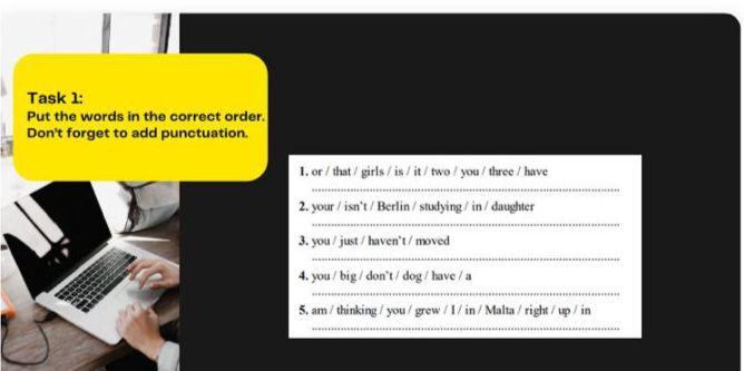 Solved Task 1: What can a good host say? Use the words to | Chegg.com
