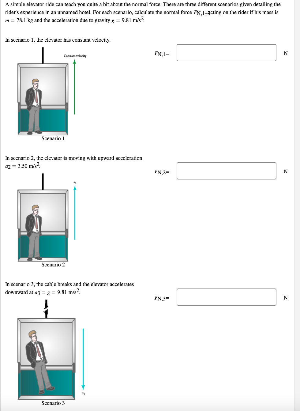 Solved A simple elevator ride can teach you quite a bit | Chegg.com