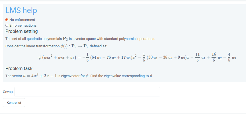 Solved Problem setting The set of all quadratic polynomials | Chegg.com