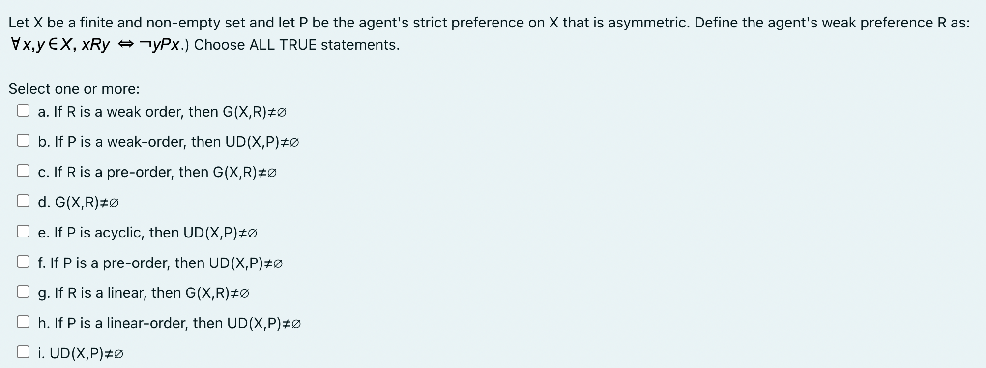 Solved Let X be a finite and non-empty set and let P be the | Chegg.com