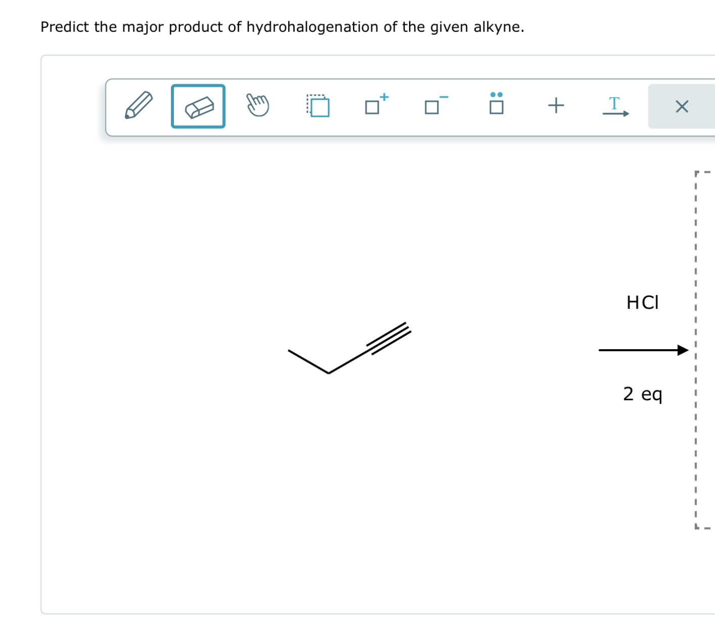 Solved Predict the major product of hydrohalogenation of the | Chegg.com