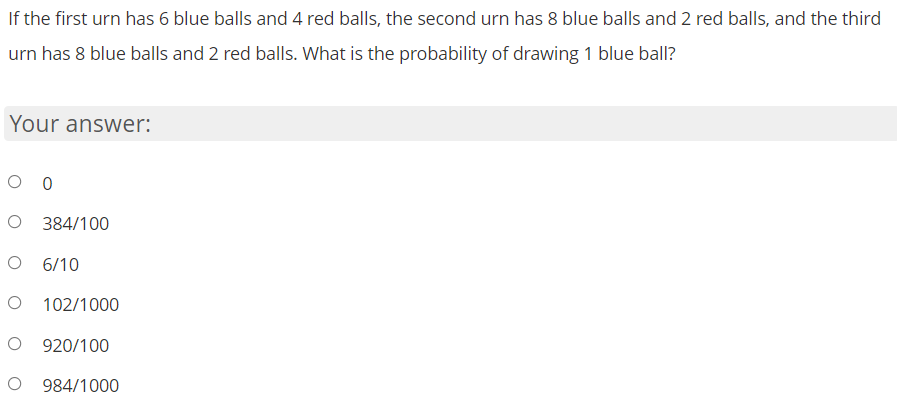 Solved There are 3 urns each containing 10 balls whose | Chegg.com