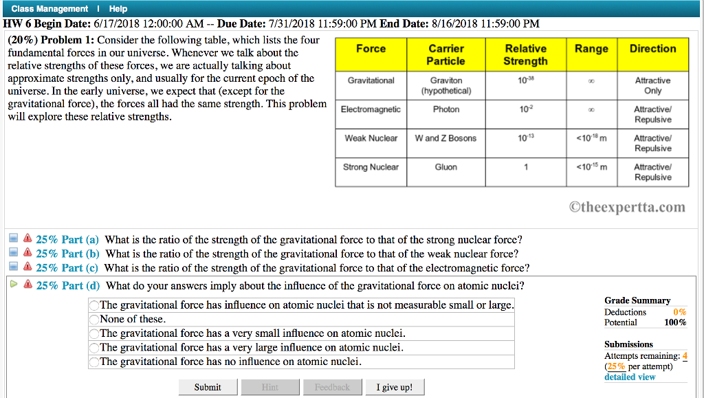 Solved Class Management Help HW 6 Begin Date: 6/17/2018 | Chegg.com