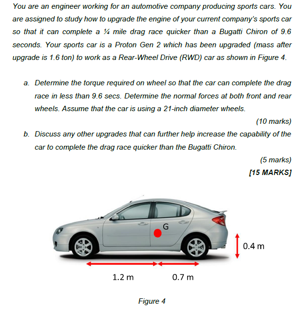 Solved You are an engineer working for an automotive company | Chegg.com