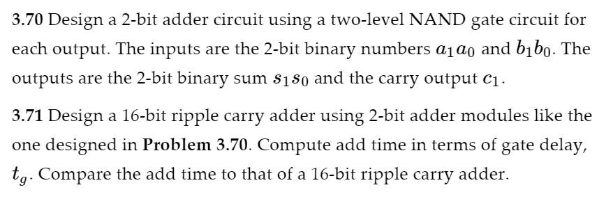 Solved 3.71 (3.70 given for reference) Assume each module | Chegg.com