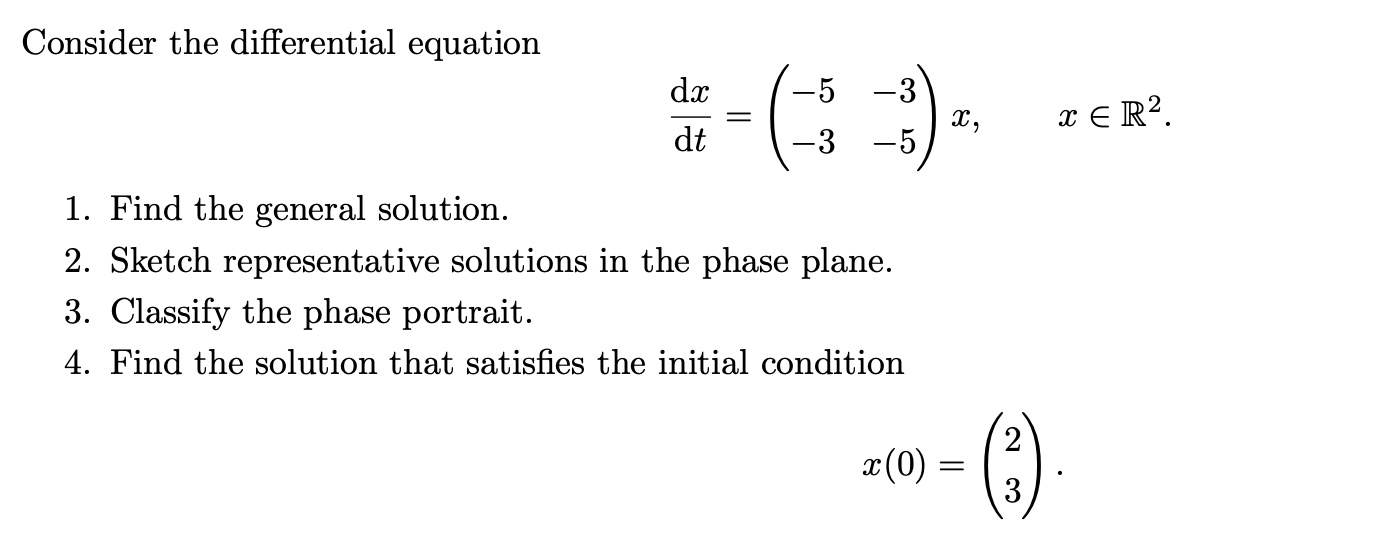 Solved Consider the differential equation | Chegg.com