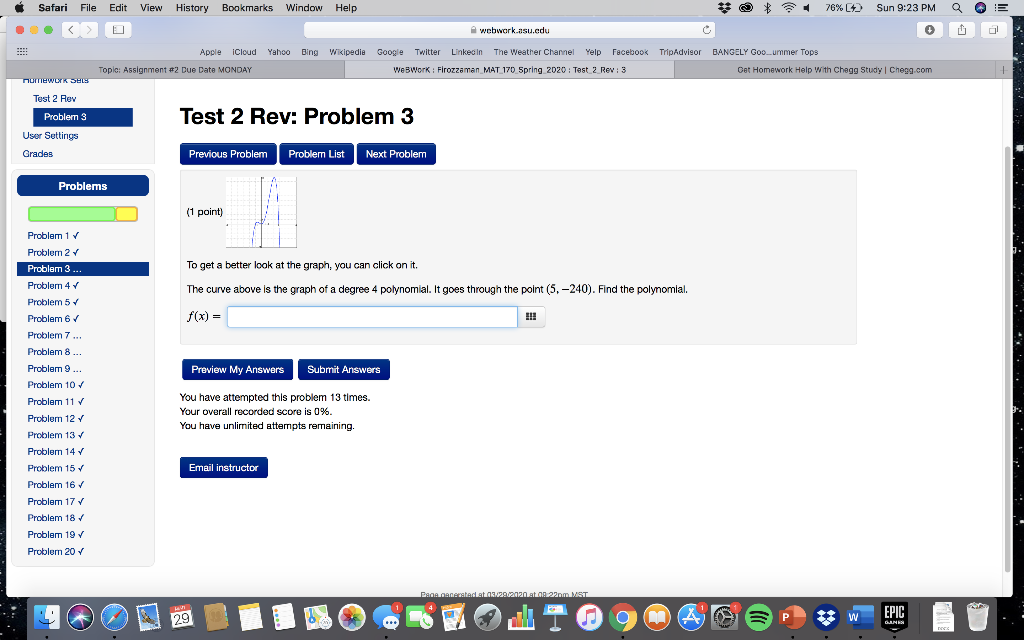 Solved Safari File Edit View History Bookmarks Window Help * | Chegg.com