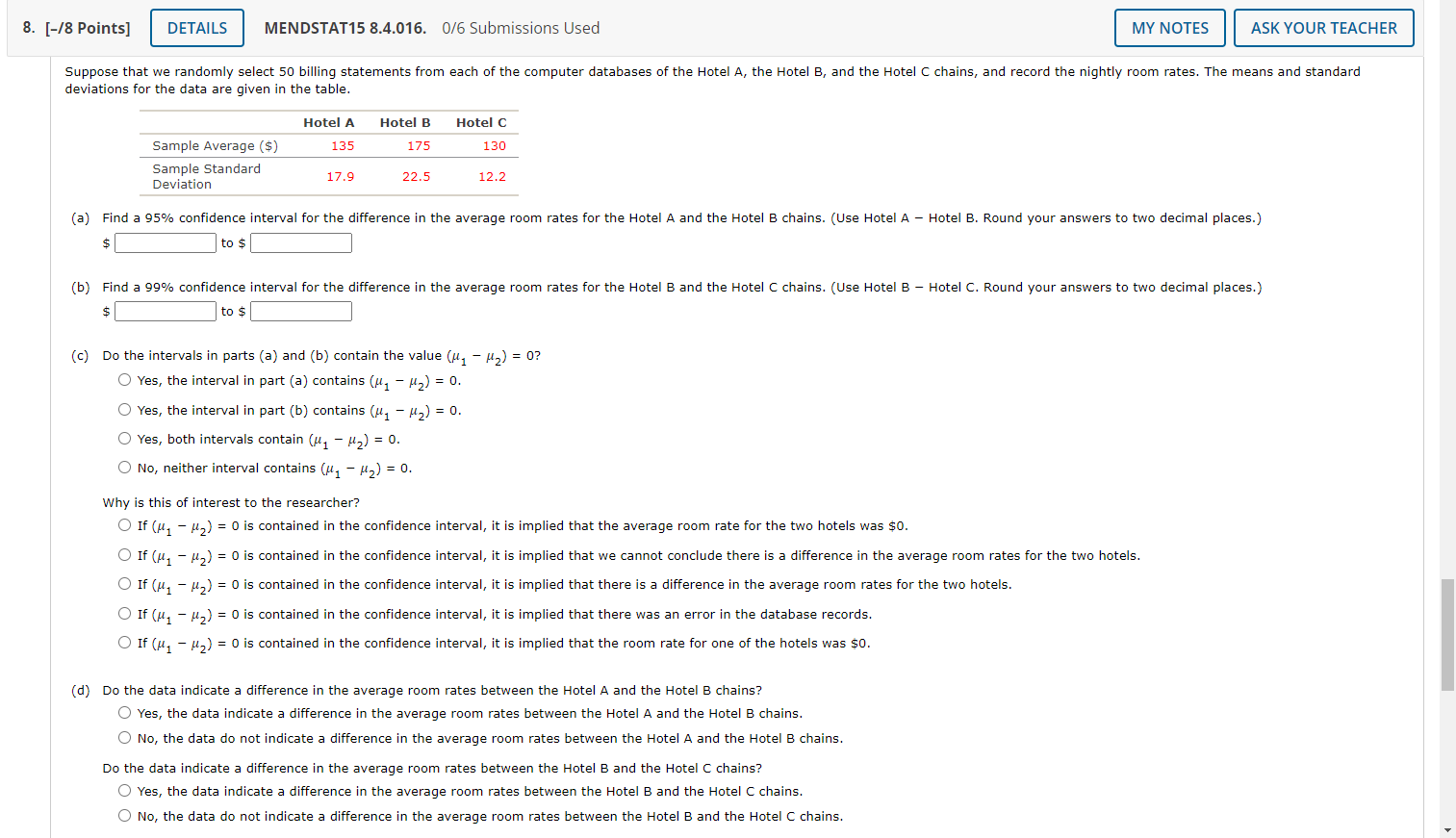 Solved 8 [ 18 Points] Details Mendstat15 8 4 016 0 6