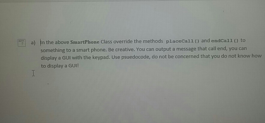 Phone Class Diagram Phone -Model -Type - Weight | Chegg.com