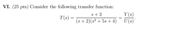 Solved 1. Factor the denominator and construct a cascade | Chegg.com