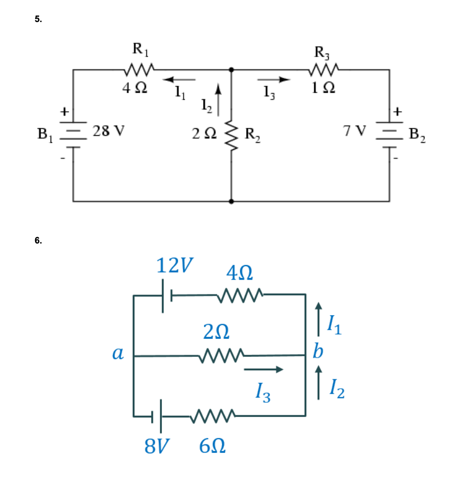 Solved Find all the currents and voltages across each | Chegg.com