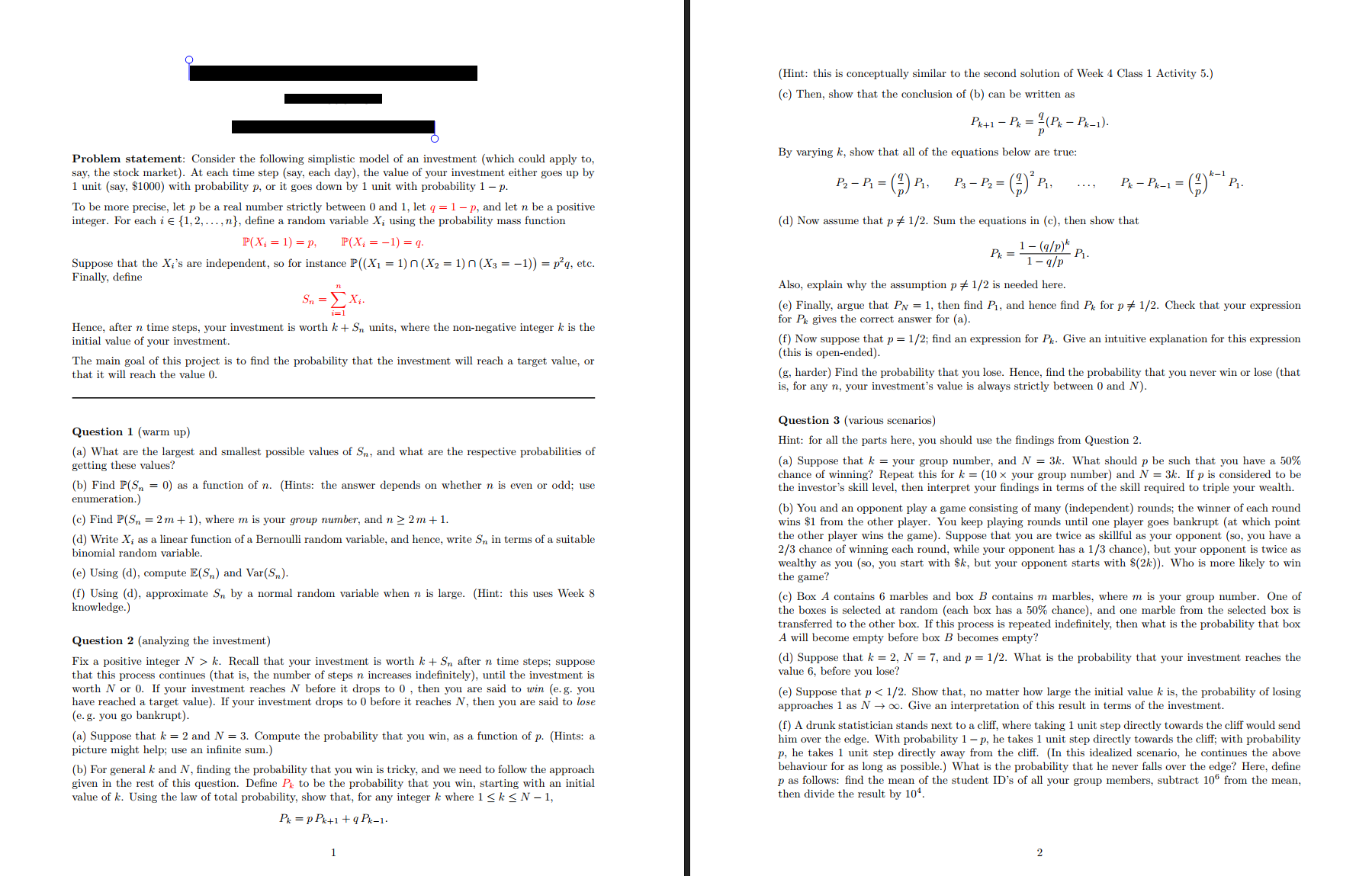 Solved by an EXPERT (Hint: this is ﻿conceptually similar to ﻿the second | Chegg.com