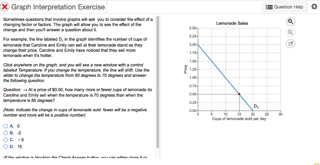 Graph Interpretation Exercise Question Help Sometimes | Chegg.com