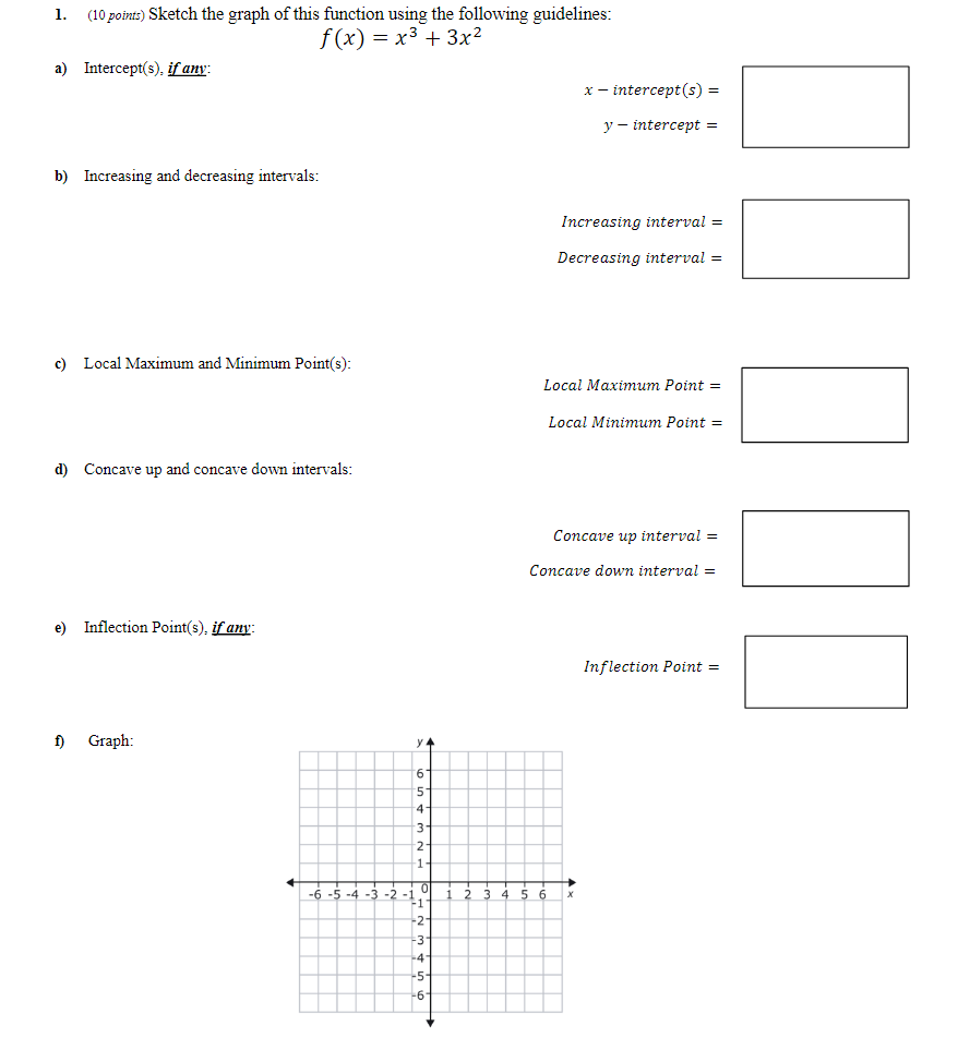 Solved 1. (10 points) Sketch the graph of this function | Chegg.com