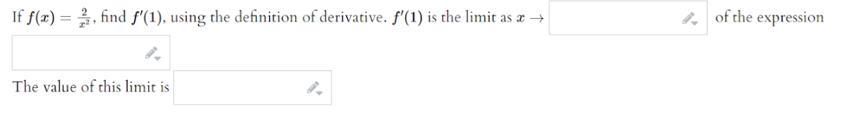 Solved If f(x)=x22, find f′(1), using the definition of | Chegg.com