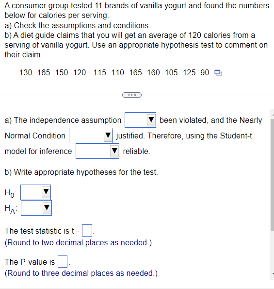 Solved a) The independence assumption been violated, and the | Chegg.com