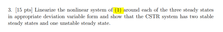 Solved Process description Consider a jacketed continuous | Chegg.com