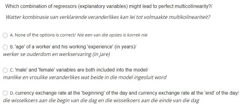 Solved In multiple regression analysis, the correlation | Chegg.com