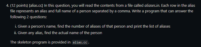 Solved C Aliascc Include Include Include Using 6544