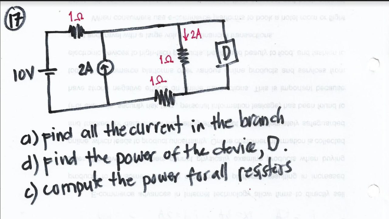 Solved Solution Using KCl and KVLa) Find all the current in | Chegg.com
