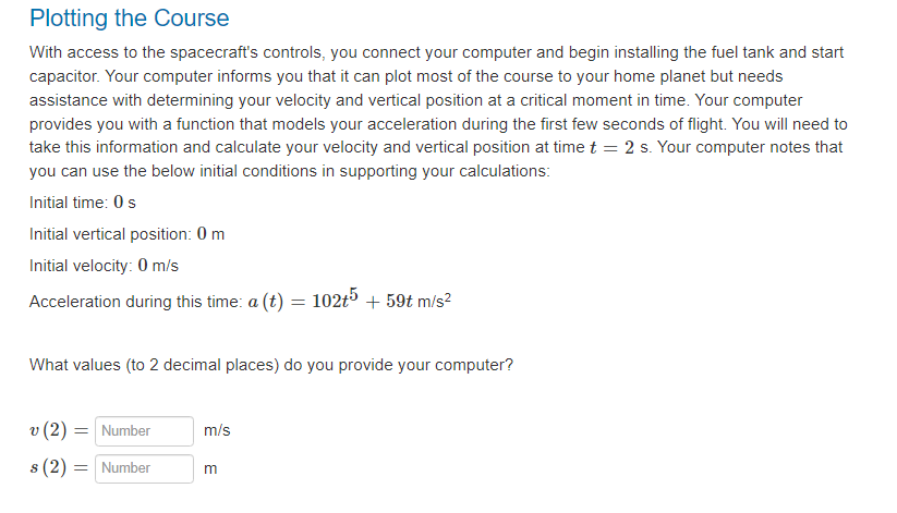 Solved With access to the spacecraft's controls, you connect | Chegg.com