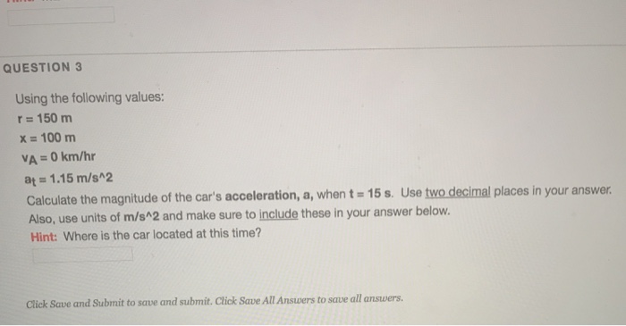 Using the following values: r = 150 m x = 100 m V_A | Chegg.com