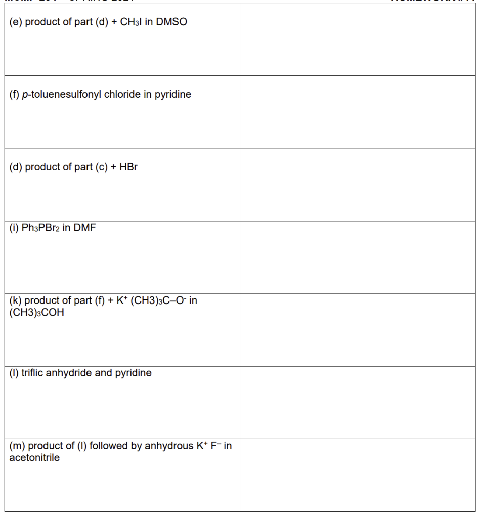 Solved 10.39 Give the product expected, if any, when | Chegg.com