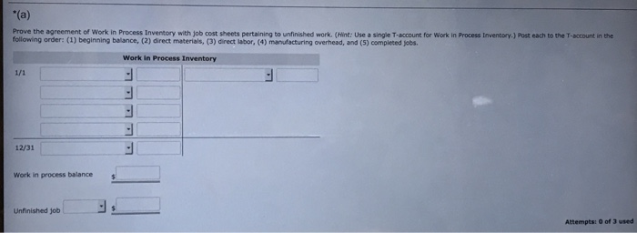Solved Problem 20-2A (Part Level Submission) For the year | Chegg.com