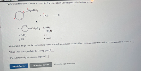 Solved The two reactants shown below are combined to bring | Chegg.com