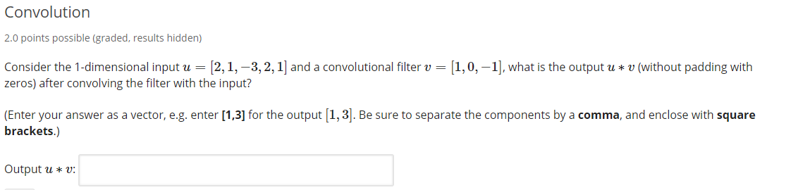 Solved Convolution 20 Points Possible Graded Results 1776