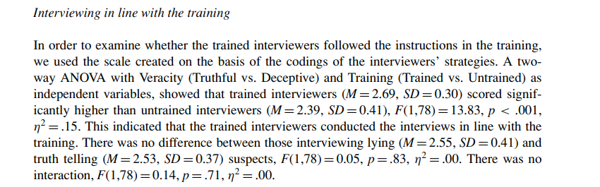Solved Interviewing in line with the training In order to | Chegg.com
