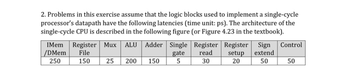 Solved 2 Problems In This Exercise Assume That The Logic