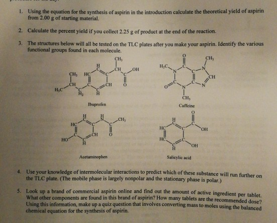 Chemical Equation For The Synthesis Of Aspirin - Tessshebaylo