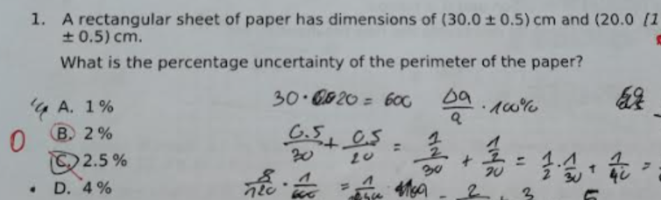 Solved 1. A rectangular sheet of paper has dimensions of | Chegg.com