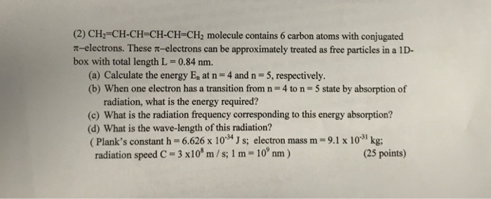 Solved CH_2 = CH - CH = CH - CH = CH_2 molecule contains 6 | Chegg.com