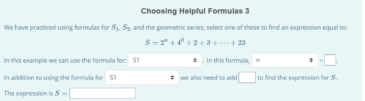 Solved We have practiced using formulas for S1,S2, and the | Chegg.com