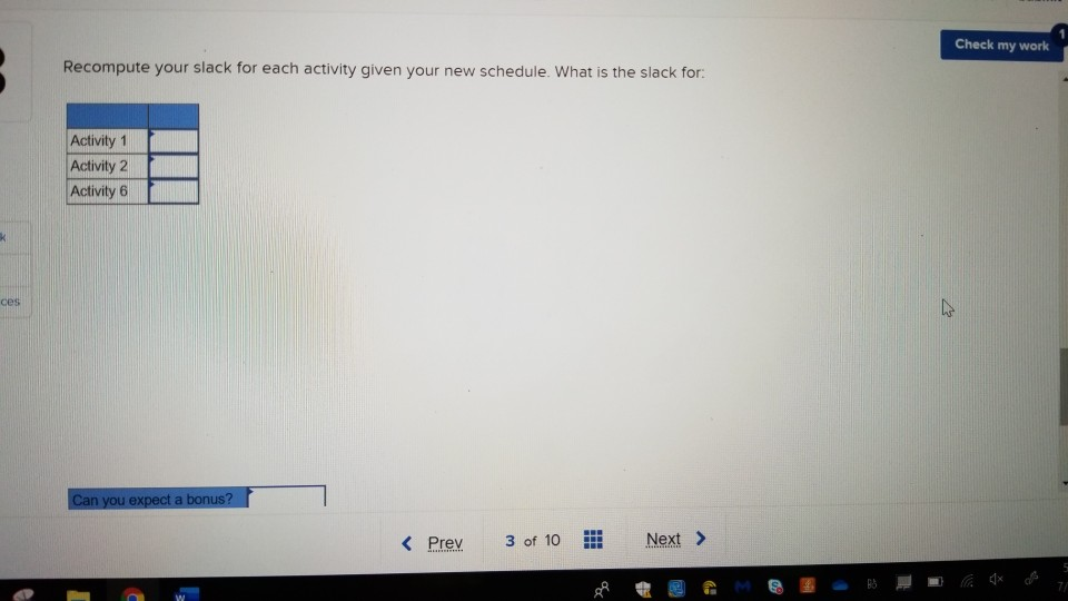 Solved Check my work Schedule resource load chart with Es | Chegg.com