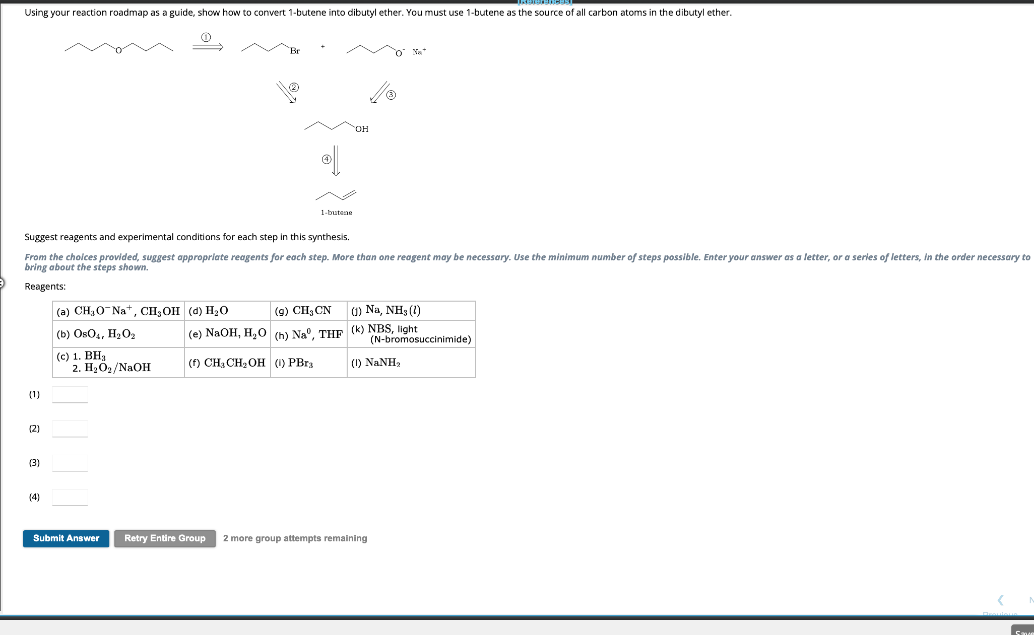 Solved Suggest reagents and experimental conditions for each | Chegg.com