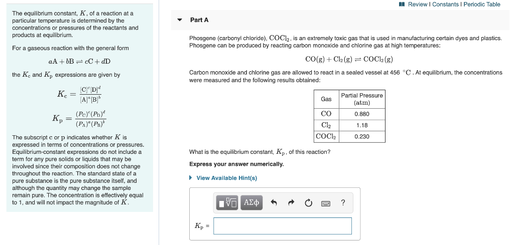 Solved MI Review | Constants Periodic Table Part A The | Chegg.com