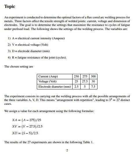 Solved 1) A= electrical current intensity (Ampere) 2) V= | Chegg.com