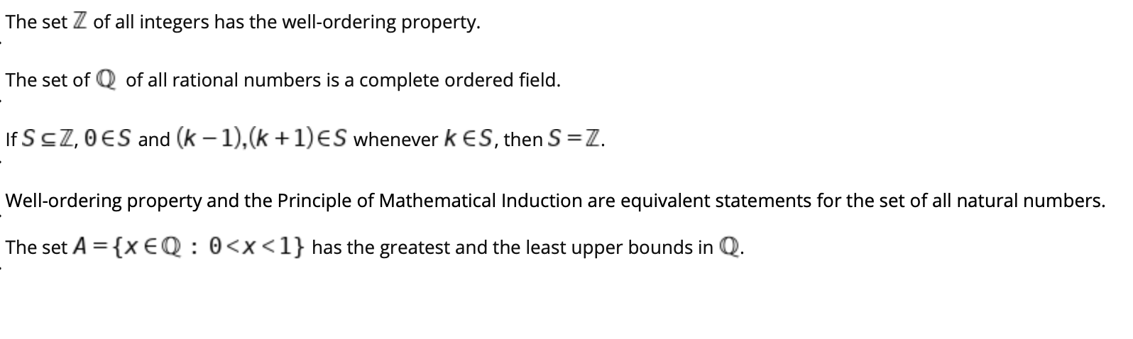 Solved An ordered field has archimedean property if and only | Chegg.com