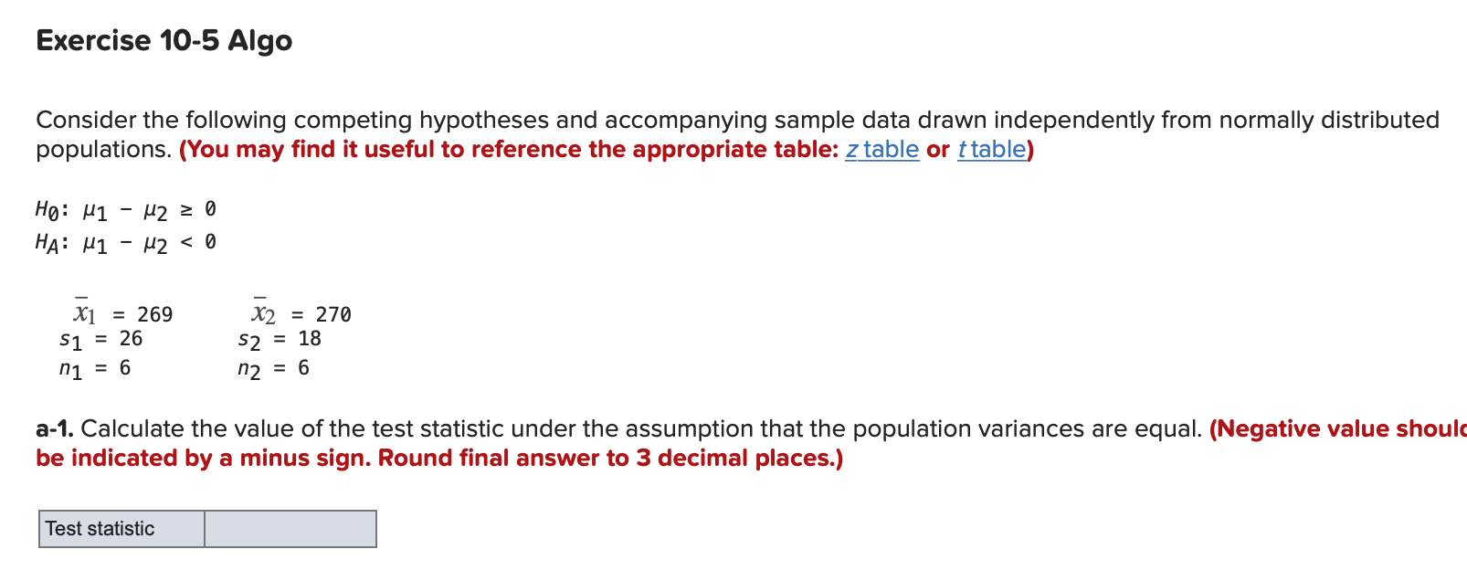 Solved Consider the following competing hypotheses and | Chegg.com